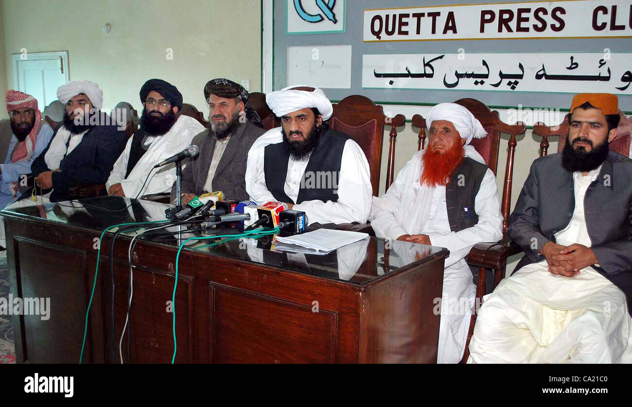 Jamiat Ulema Islam-F leader, Senator Hafiz Hamdullah addresses press ...