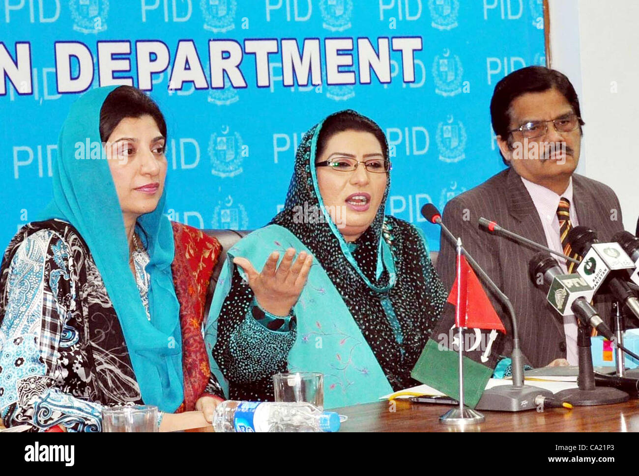 Farzana raja islamabad federal minister for informatio hi-res stock ...