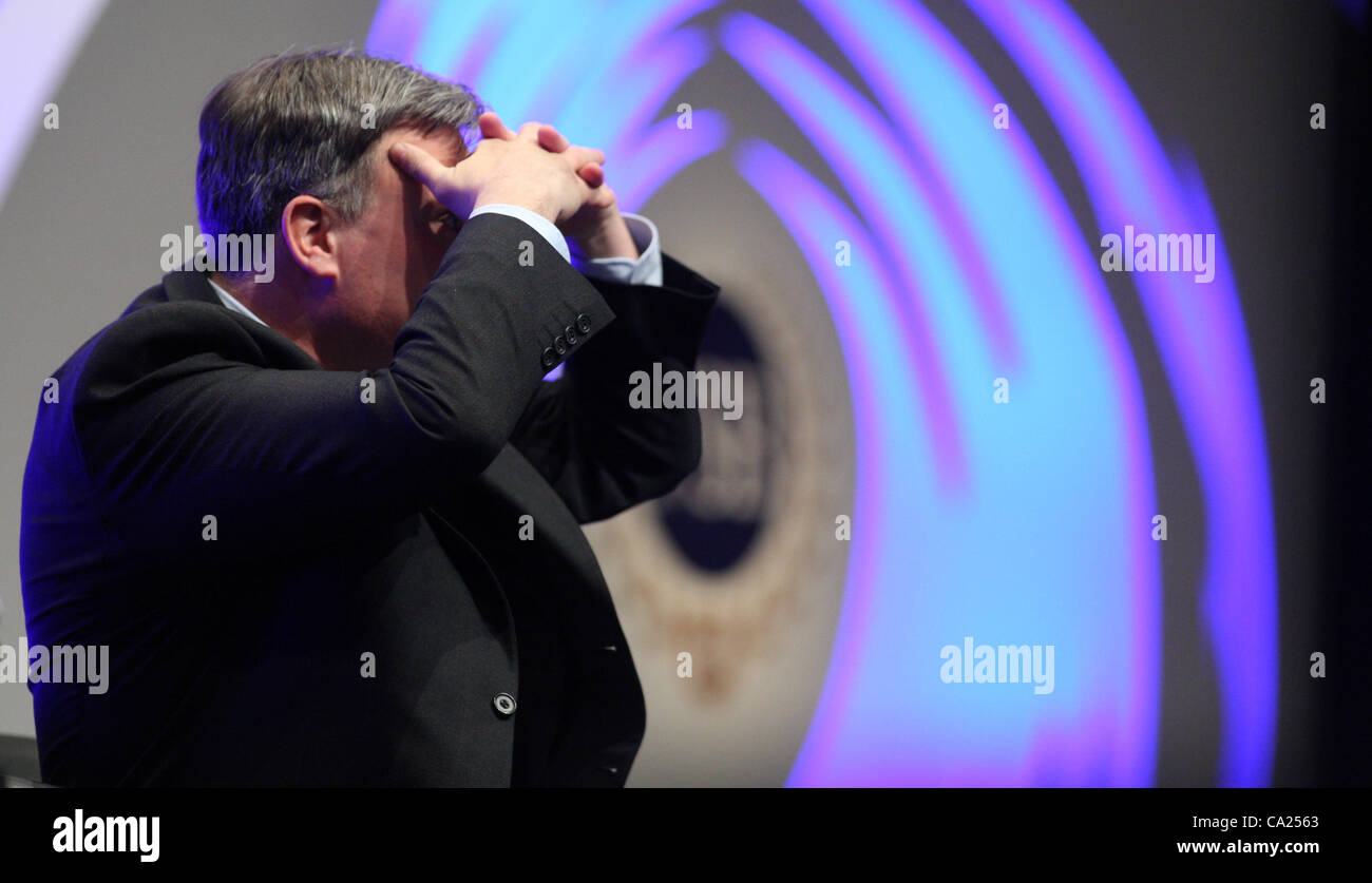 ED BALLS MP SHADOW CHANCELLOR 23 March 2012 THE SPA COMPLEX SCARBOROUGH ...