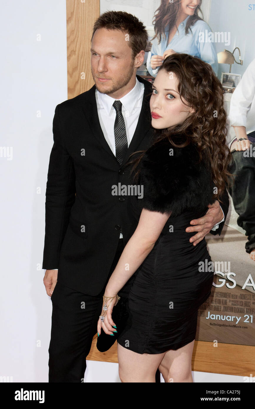 Jan. 11, 2011 - Westwood, California, U.S - KAT DENNINGS (R) and guest ...