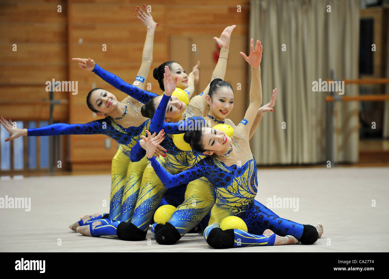 Japan National Team, MARCH 23, 2012 - Rhythmic Gymnastics : Japanese ... Japan National Team, MARCH 23, 2012 - Rhythmic Gymnastics : Japanese ...