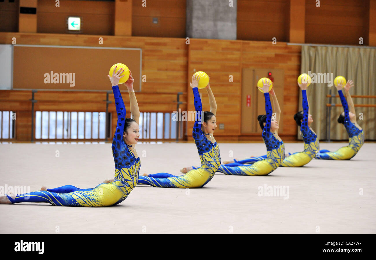 Japan National Team, MARCH 23, 2012 - Rhythmic Gymnastics : Japanese ... Japan National Team, MARCH 23, 2012 - Rhythmic Gymnastics : Japanese ...
