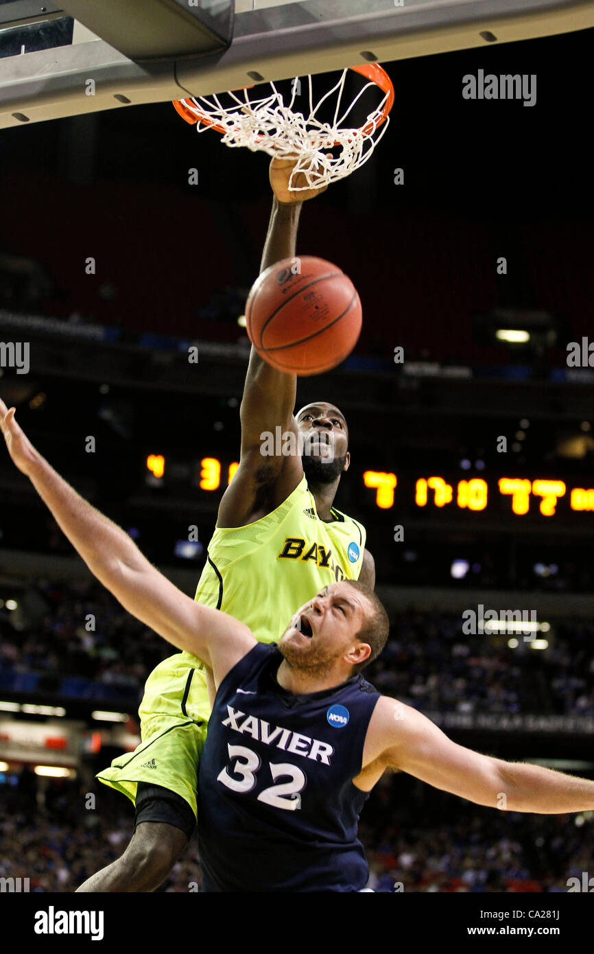 March 23, 2012 - Atlanta, Georgia, U.S. - Baylors QUINCY ACY dunked on ...