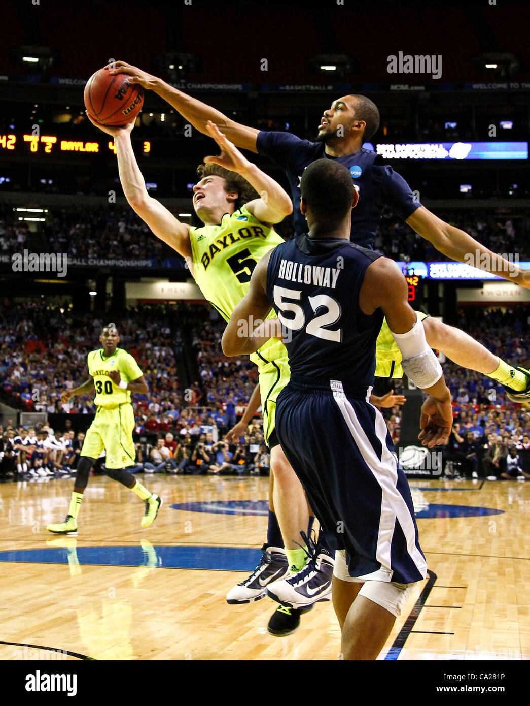 March 23, 2012 - Atlanta, Georgia, U.S. - Xaviers JEFF ROBINSON, 21 ...