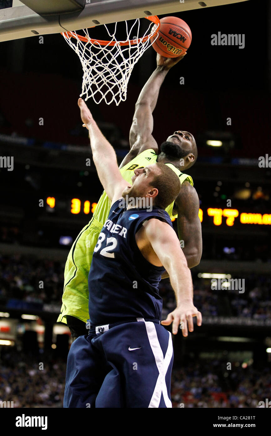 March 23, 2012 - Atlanta, Georgia, U.S. - Baylors QUINCY ACY dunked on ...
