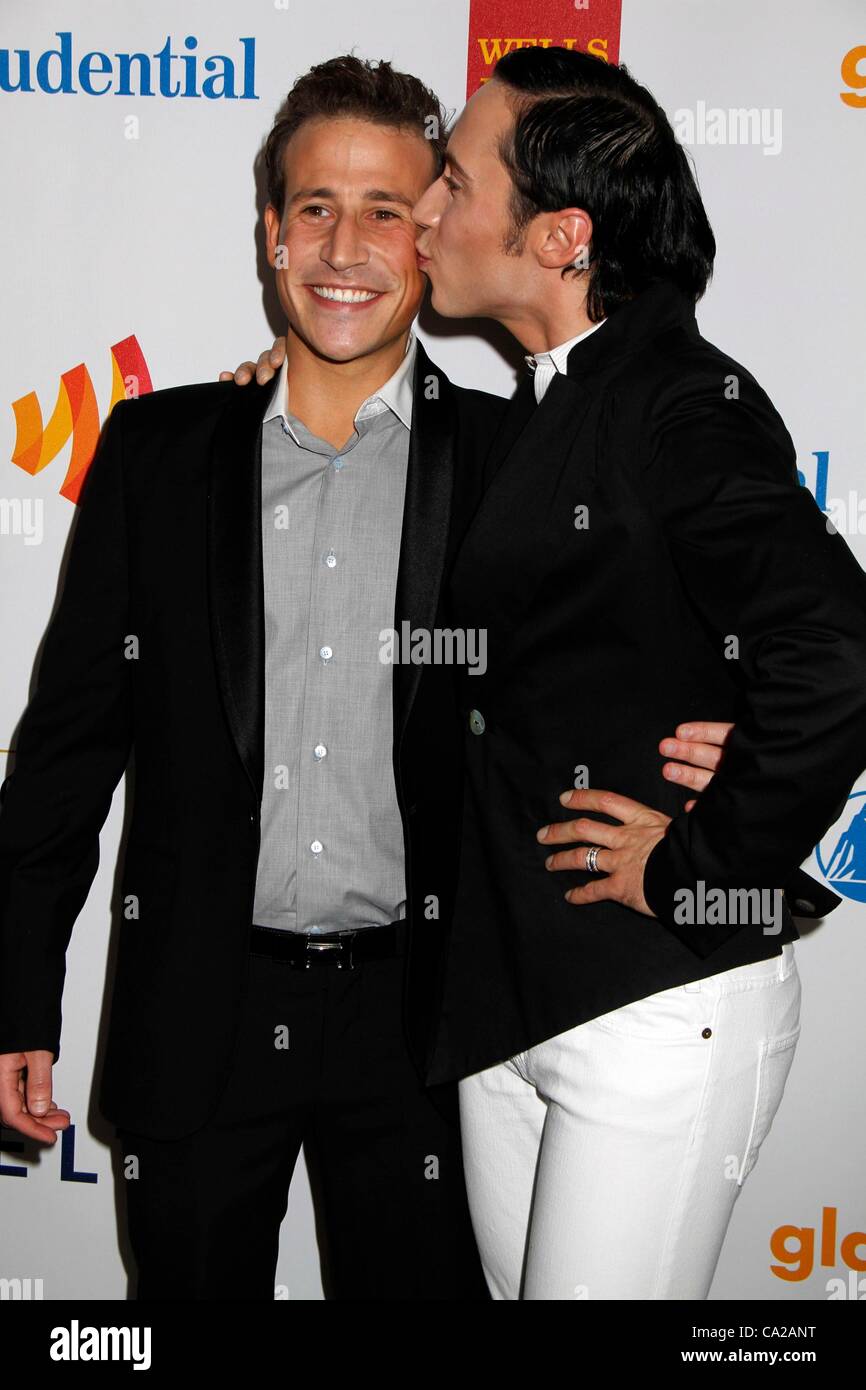 Johnny Weir at arrivals for 23rd Annual GLAAD Media Awards in NYC ...