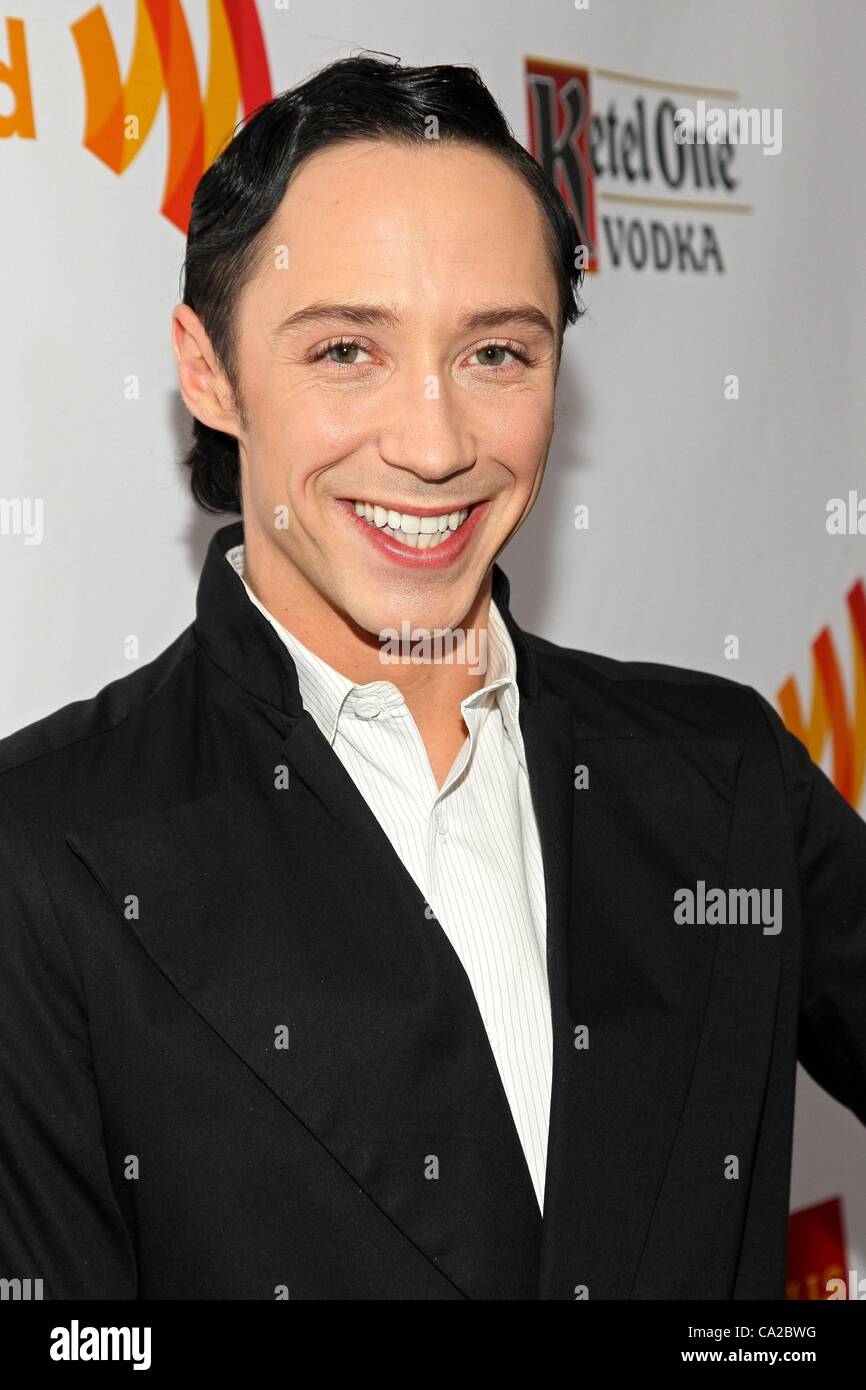 Johnny Weir at arrivals for 23rd Annual GLAAD Media Awards in NYC ...