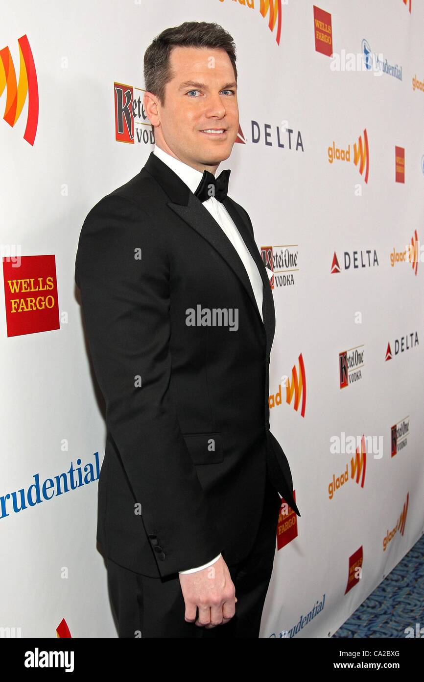 Thomas Roberts at arrivals for 23rd Annual GLAAD Media Awards in NYC ...