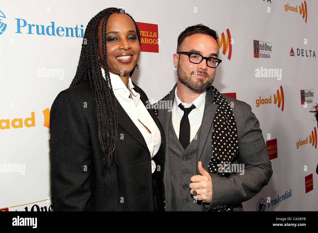 Deidra Meredith at arrivals for 23rd Annual GLAAD Media Awards in NYC ...