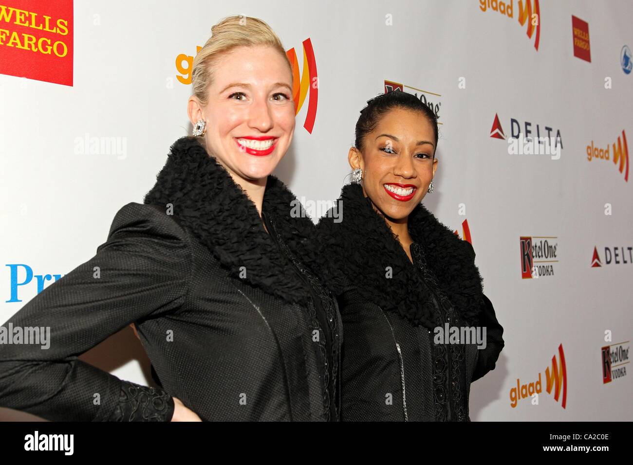 The Rockettes at arrivals for 23rd Annual GLAAD Media Awards in NYC ...