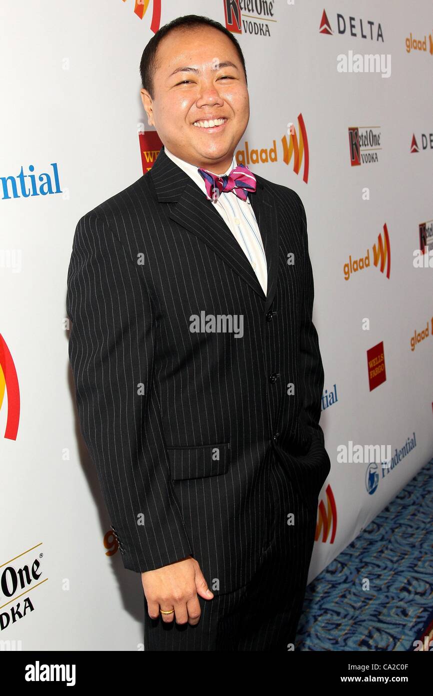 Kit Yan at arrivals for 23rd Annual GLAAD Media Awards in NYC, Marriott ...