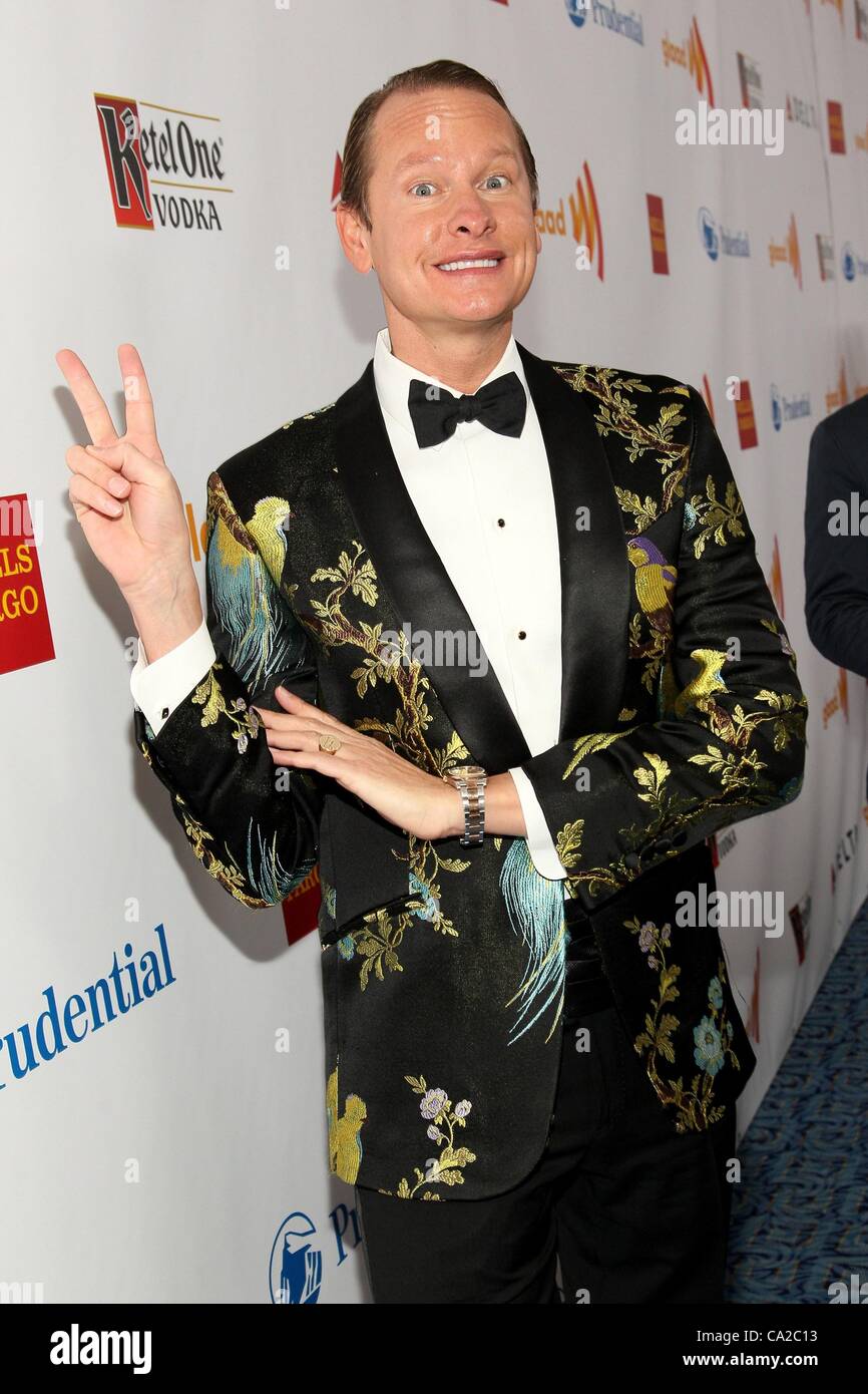 Carson Kressley at arrivals for 23rd Annual GLAAD Media Awards in NYC ...