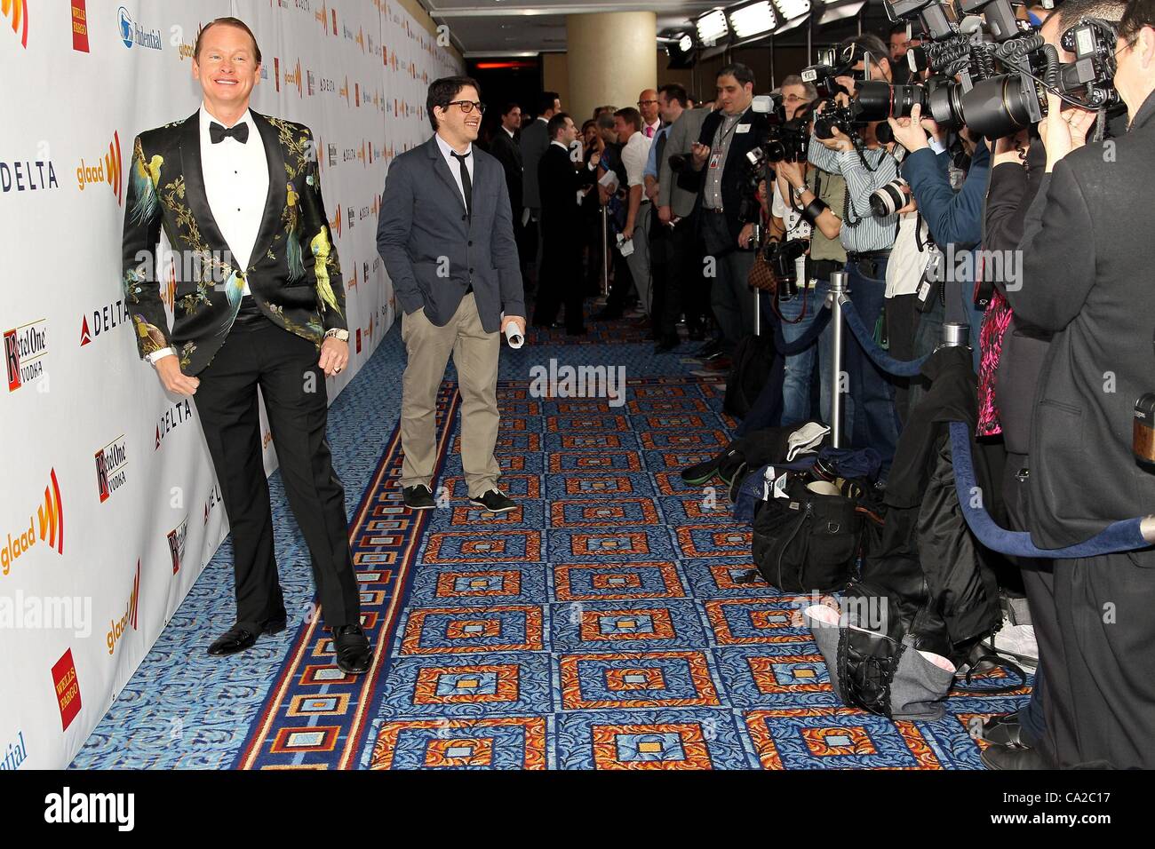 Carson Kressley at arrivals for 23rd Annual GLAAD Media Awards in NYC ...