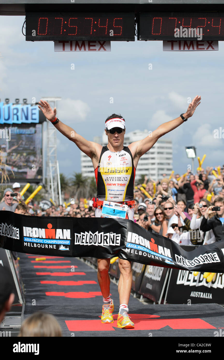 March 25, 2012 - Melbourne, Victoria, Australia - CRAIG ALEXANDER of ...