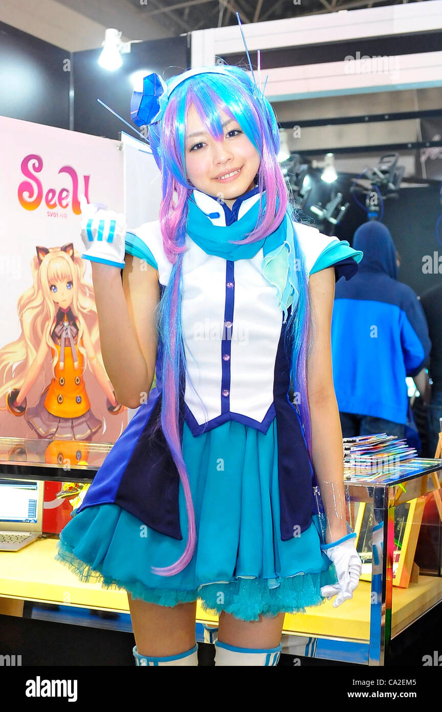 Tokyo, Japan - March 24: A model posed at Tokyo International Anime ...