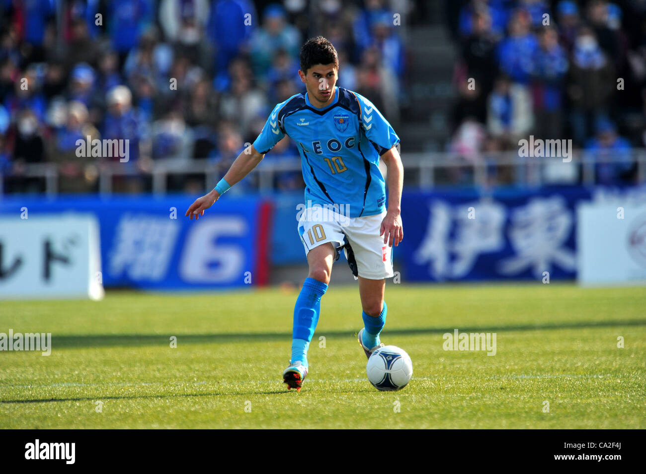 Kaio (Yokohama FC), MARCH 25, 2012 - Football /Soccer : 2012 J.LEAGUE Division 2 ,5th sec match ...