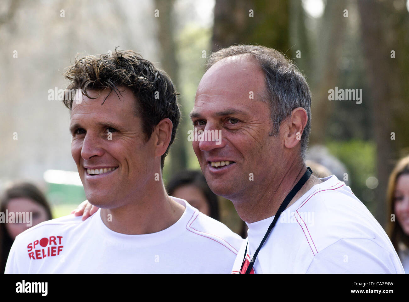 Olympic rowers Sir Steve Redgrave and James Cracknell attends the Sport ...
