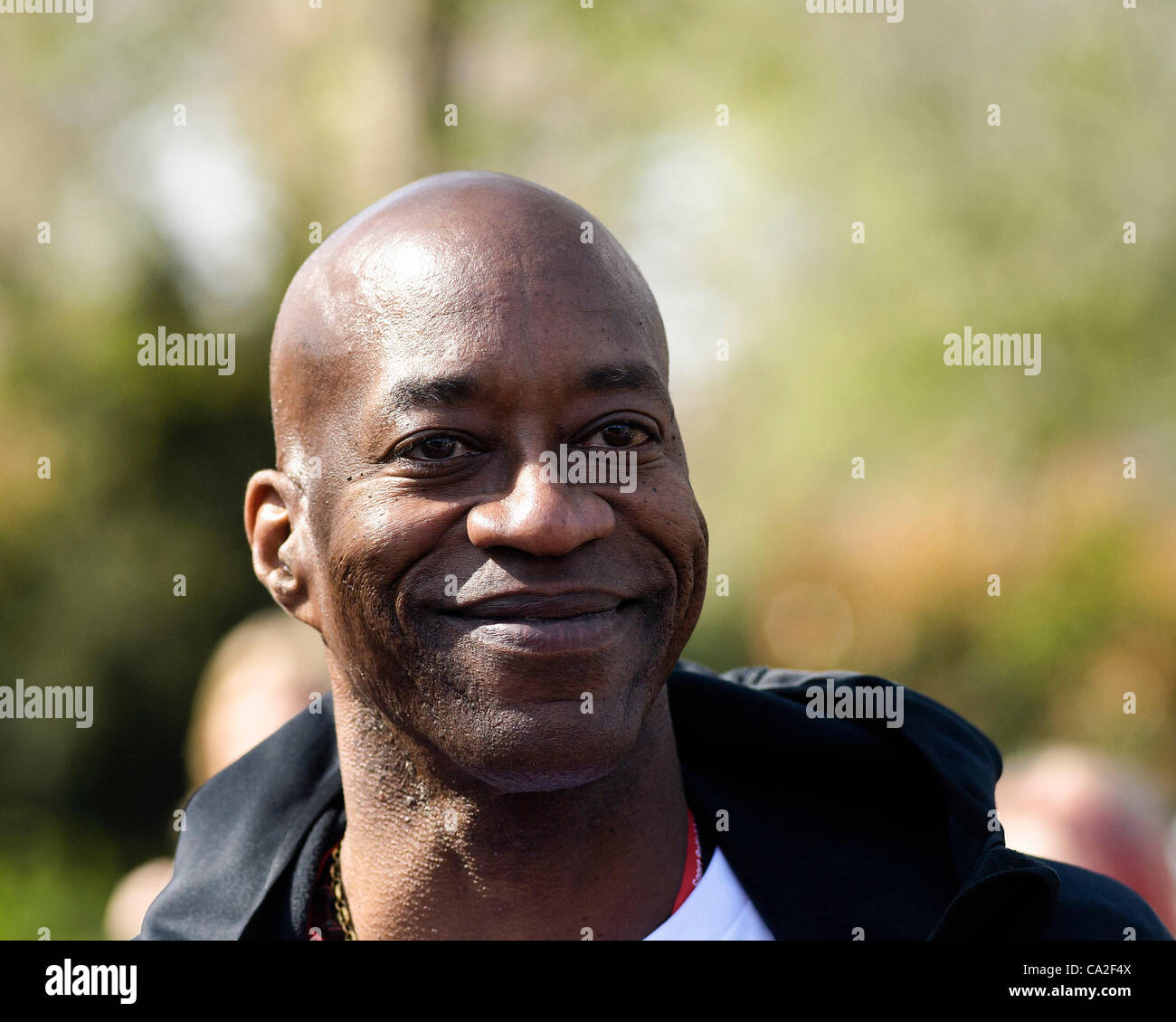 Athlete Ed Moses attends the Sport Relief Mile 2012 at the Royal Parks ...