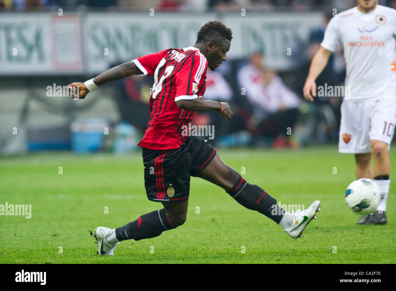 Sulley Muntari (Milan), MARCH 25, 2012 - Football / Soccer : Italian ...