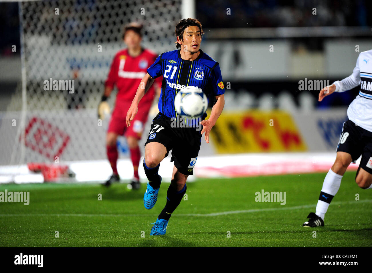 Akira Kaji (Gamba), MARCH 25, 2011 - Football / Soccer : 2012 J.League ...