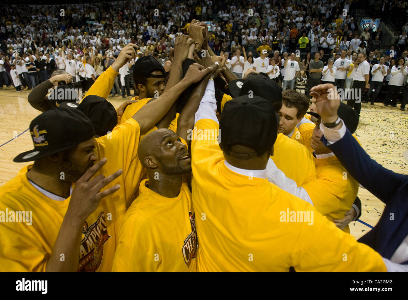 London Ontario, Canada - March 25, 2012. The London Lightning defeated ...