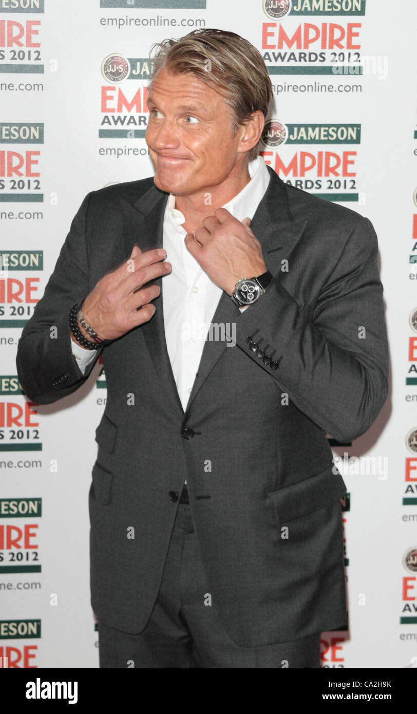 London - Dolph Lundgren attends the Jameson Empire Film Awards at the ...