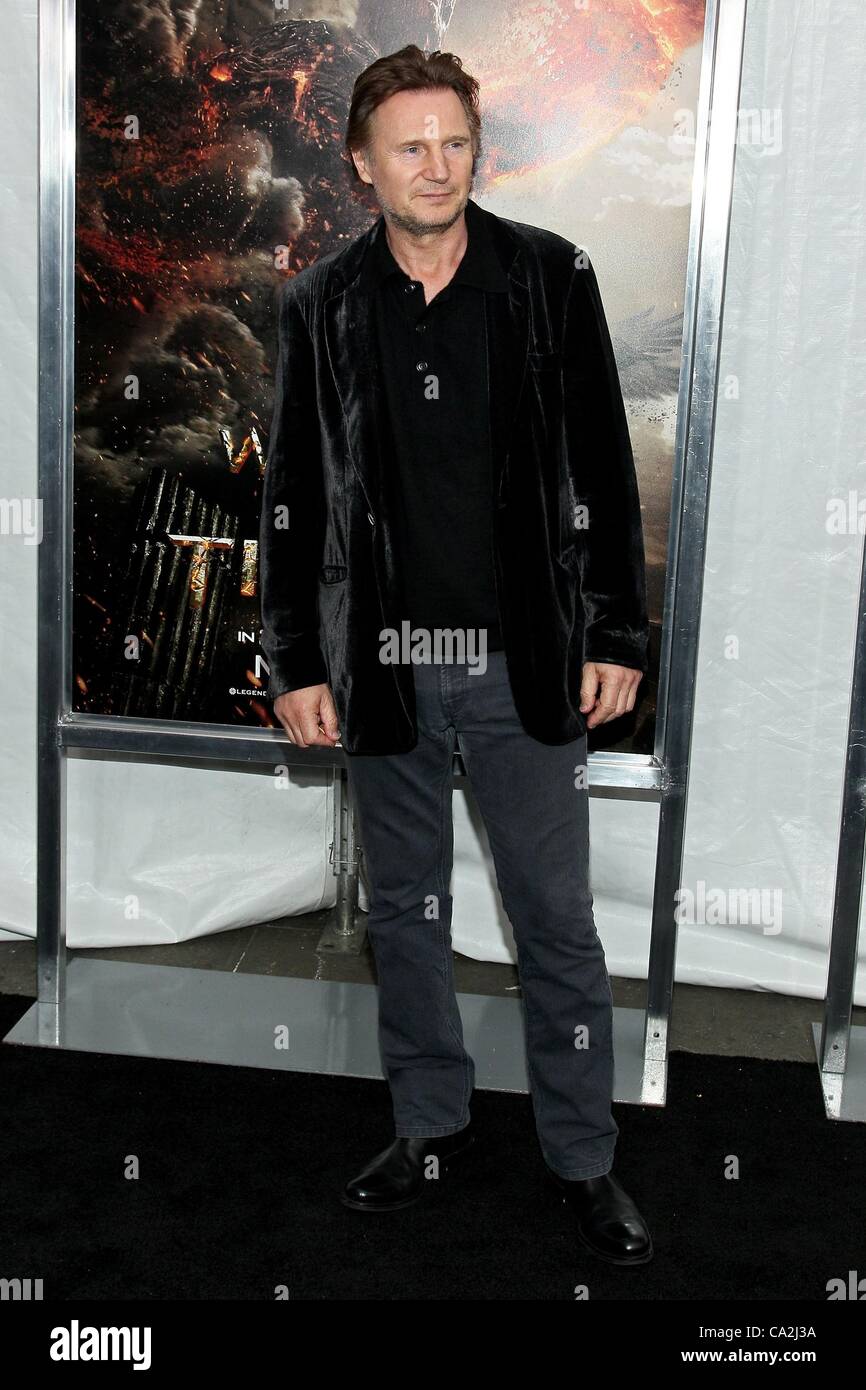 Liam Neeson at arrivals for WRATH OF THE TITANS Premiere, AMC Loews ...