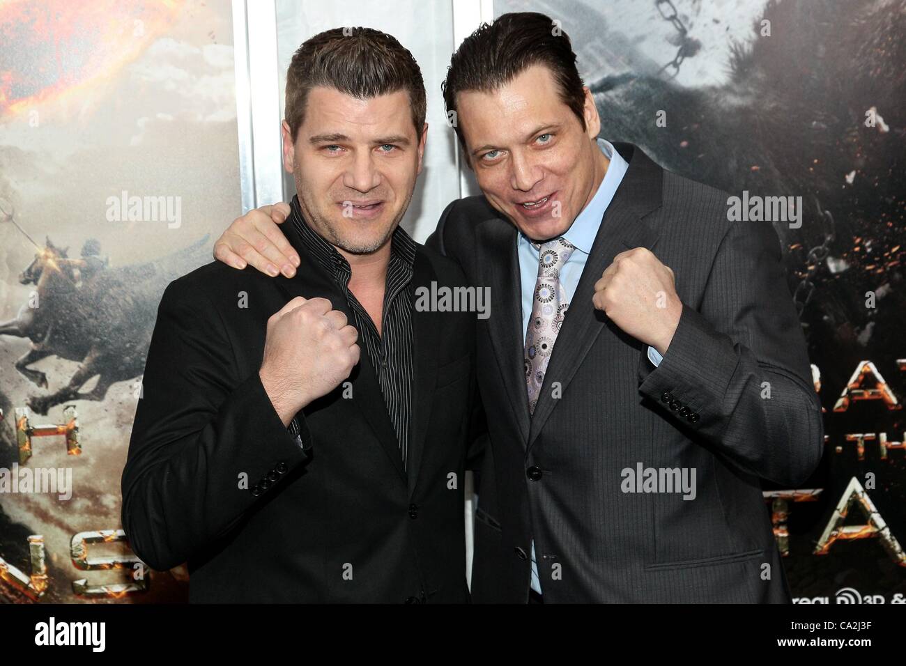 Tom Murro, Holt McCallany at arrivals for WRATH OF THE TITANS Premiere ...