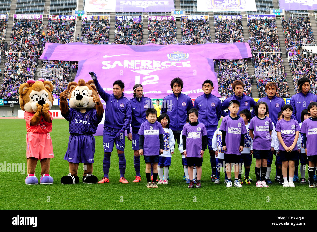 Sanfrecce Hiroshima team group line-up, MARCH 24, 2012 - Football ...