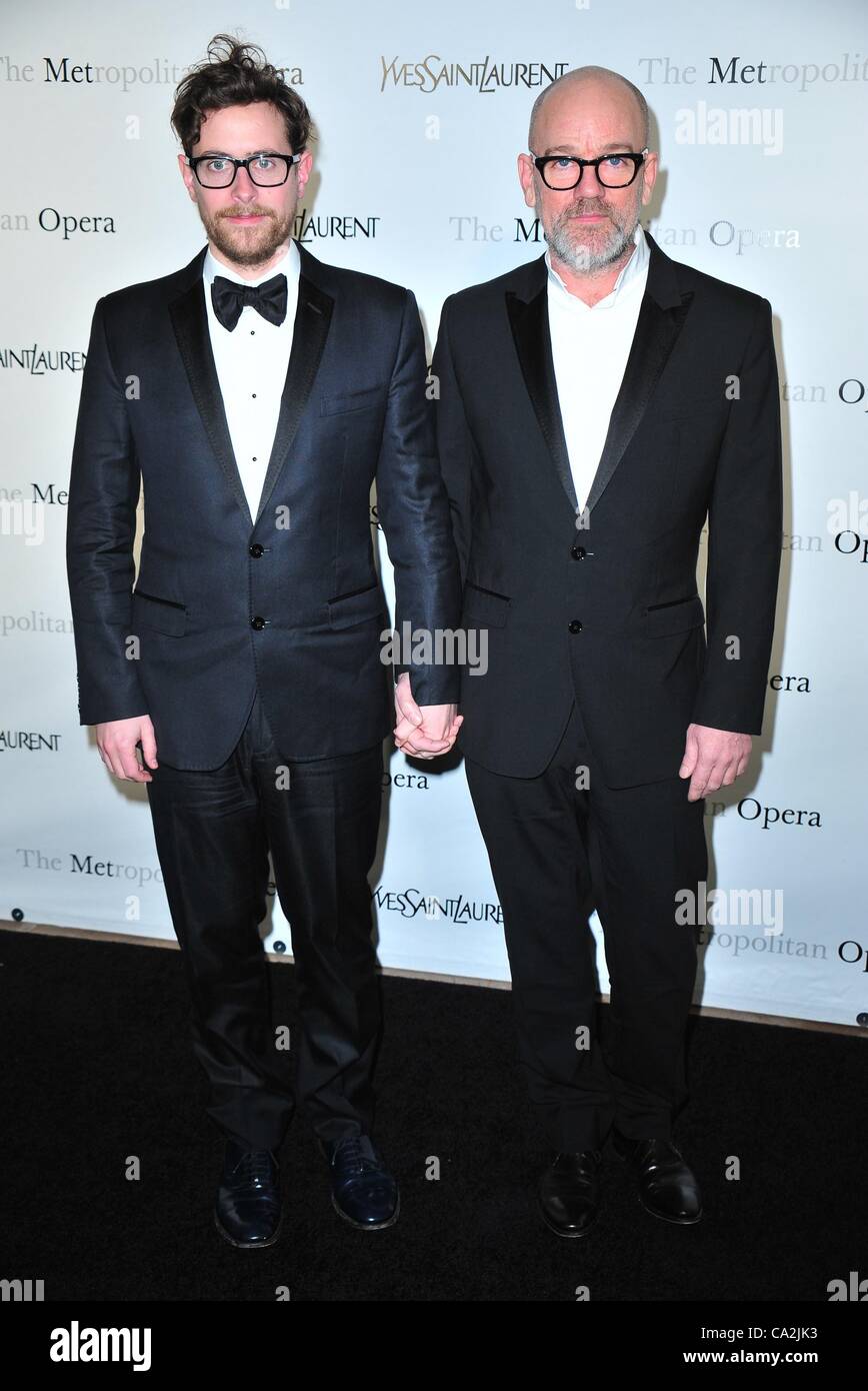 Thomas Dozol, Michael Stipe at arrivals for Metropolitan Opera Gala ...