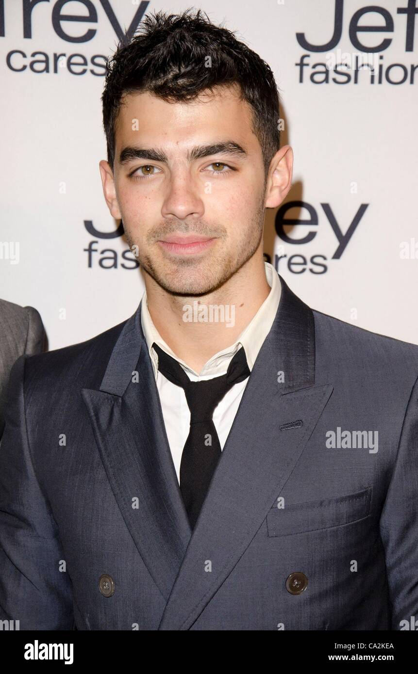Joe Jonas at arrivals for Jeffrey Fashion Cares 2012, The Intrepid Sea ...