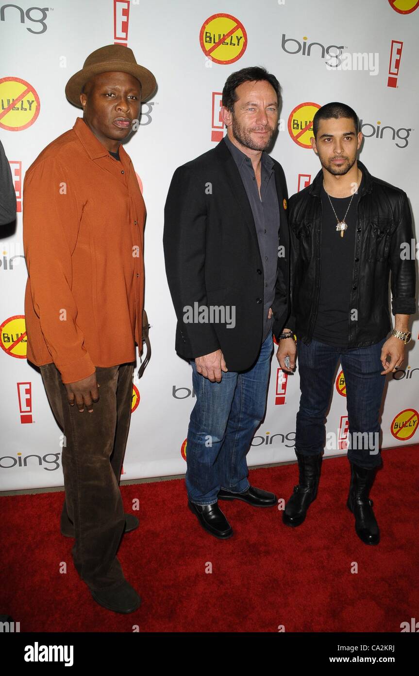 Steve Harris, Jason Isaacs, Wilmer Valderrama at arrivals for BULLY ...