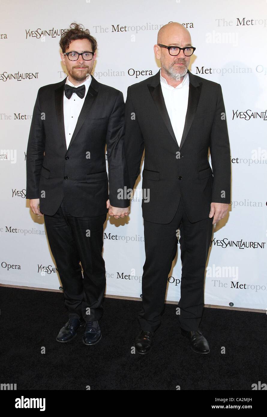Thomas Dozol, Michael Stipe at arrivals for Metropolitan Opera Gala ...