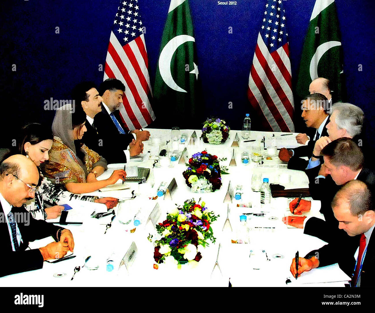 Pakistan prime minister syed yousuf raza hi-res stock photography and ...