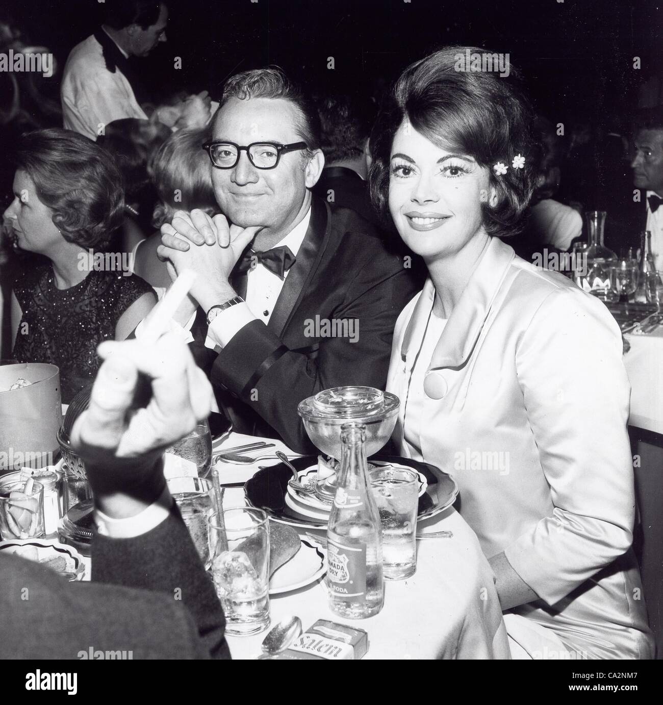 STEVEN ALLEN with wife Jayne Meadows at Grove opening.Supplied by ...