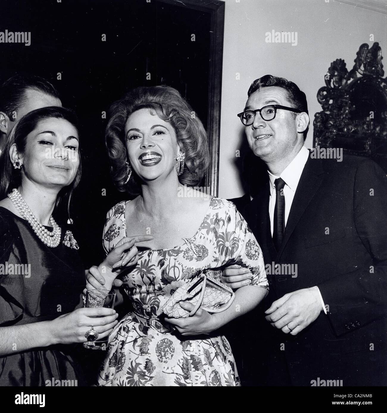 STEVEN ALLEN with wife Jayne Meadows and .Supplied by Photos, inc ...