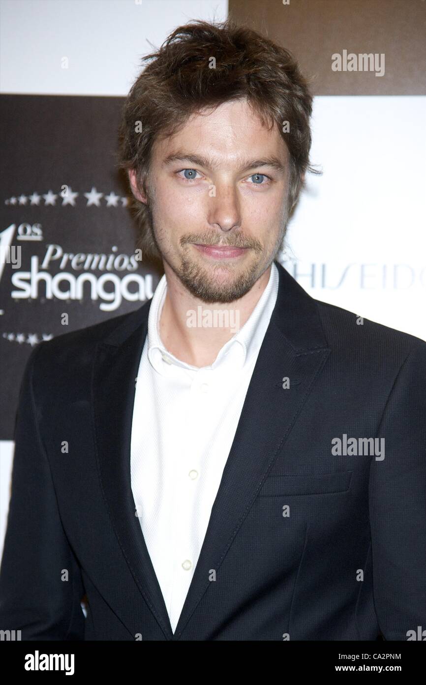 March 27, 2012 - Madrid, Spain - Jan Cornet attends 'Shangay Awards ...