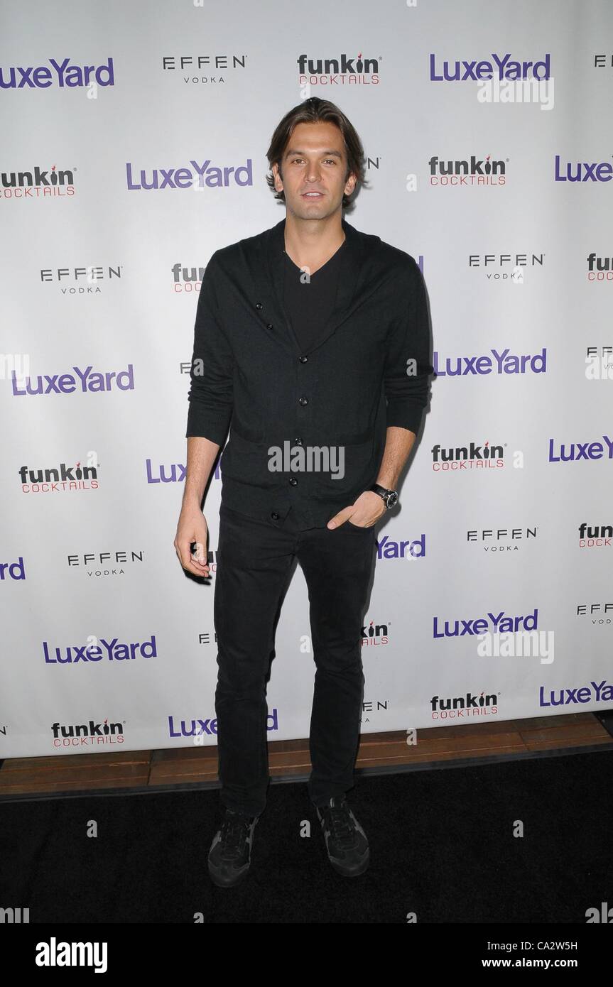 Colin Owens at arrivals for LUXEYARD Style Launch, The Library Room at ...