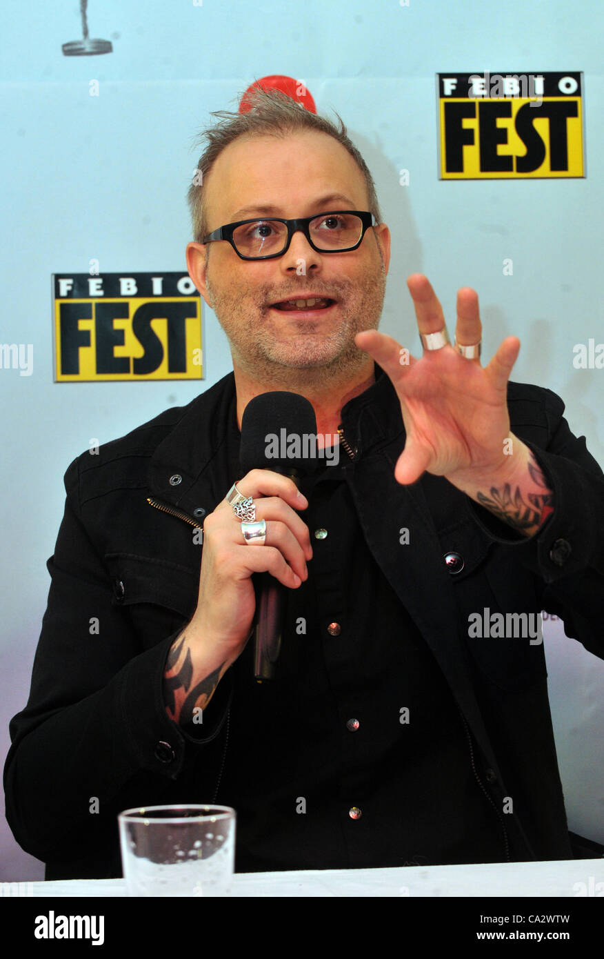 Canadian director Denis Cote speaks during presss coneference of ...