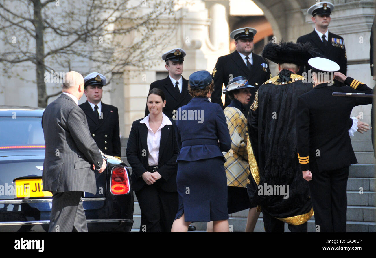 Princess anne royal arrives hi-res stock photography and images - Alamy