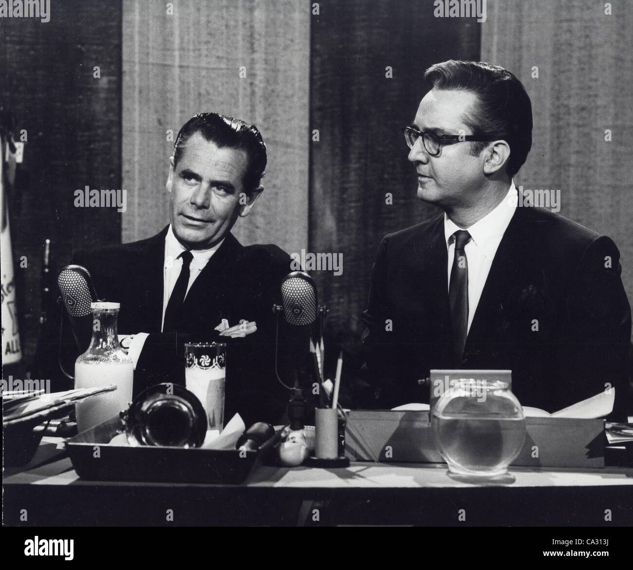 STEVEN ALLEN with Glenn Ford at the Tonight Show.Supplied by Photos ...