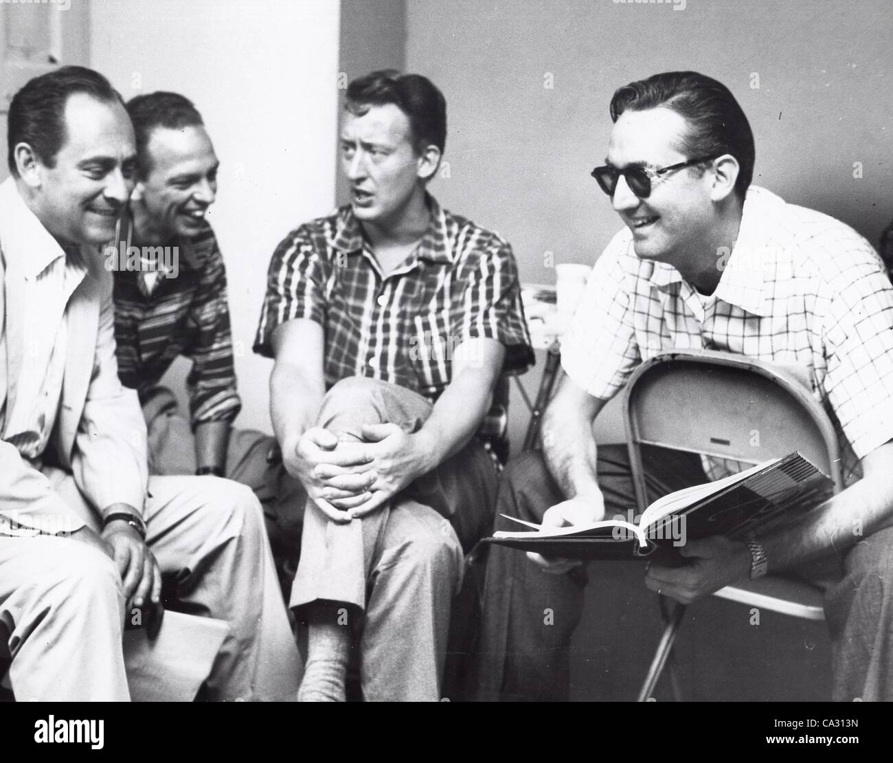 STEVEN ALLEN Don Knotts Tom Poston Louis Nye.(Credit Image: Â© Smp ...