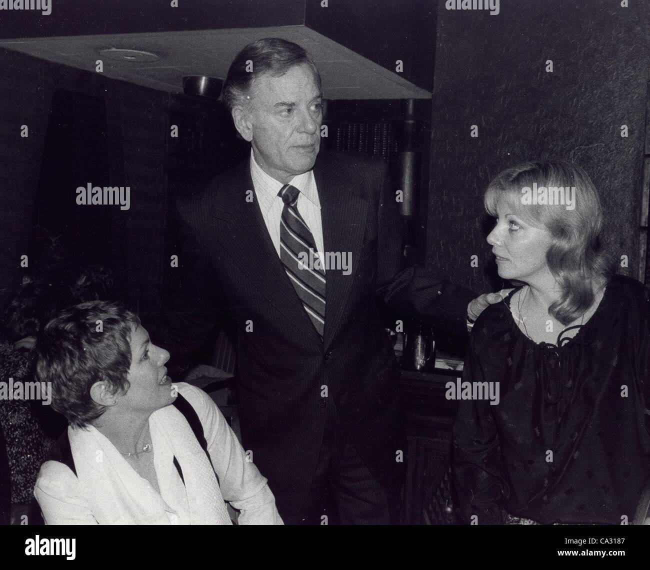 GIG YOUNG with Lynn Redgrave and Gig's protege Kim Smith at a party for ...