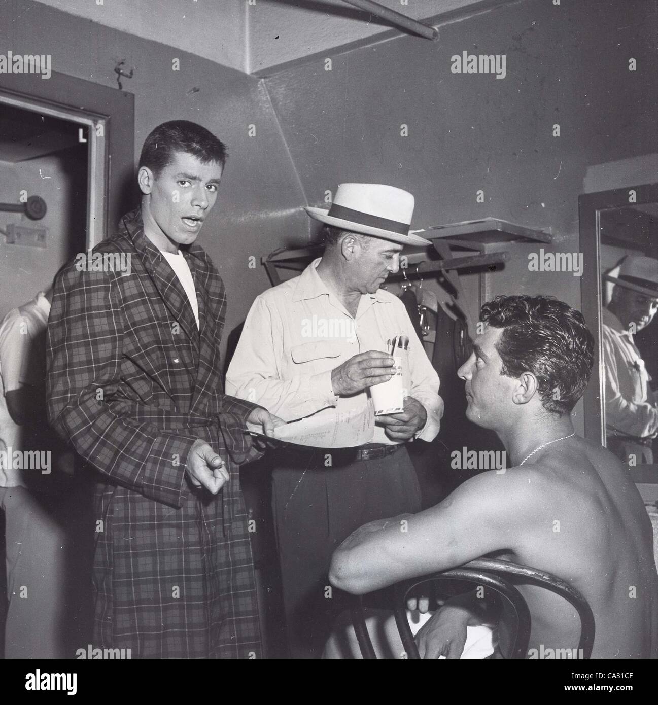 DEAN MARTIN JERRY LEWIS.Boxoffice Boys Backstage.Supplied by Photos ...