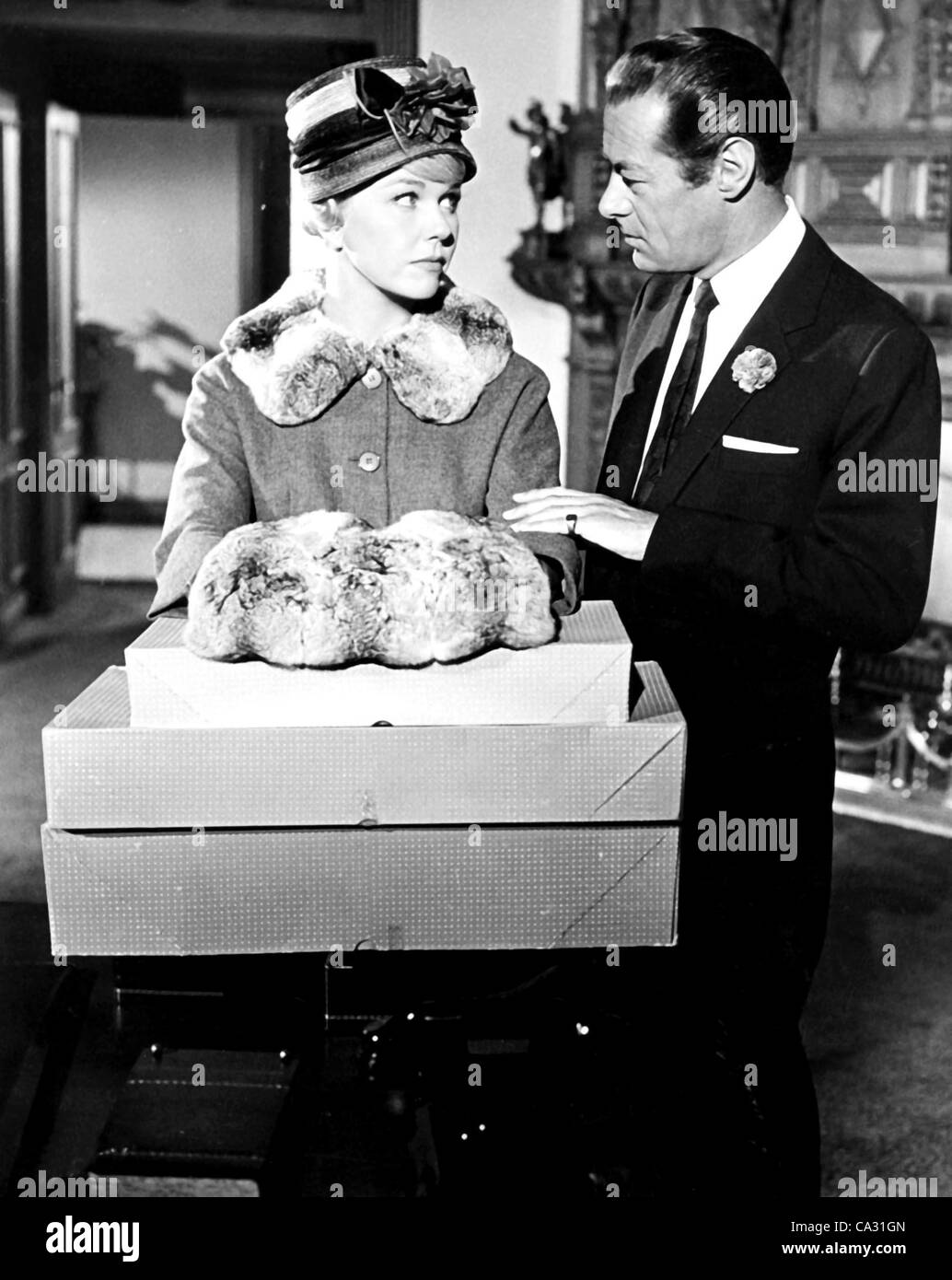 Doris day midnight lace Black and White Stock Photos & Images - Alamy