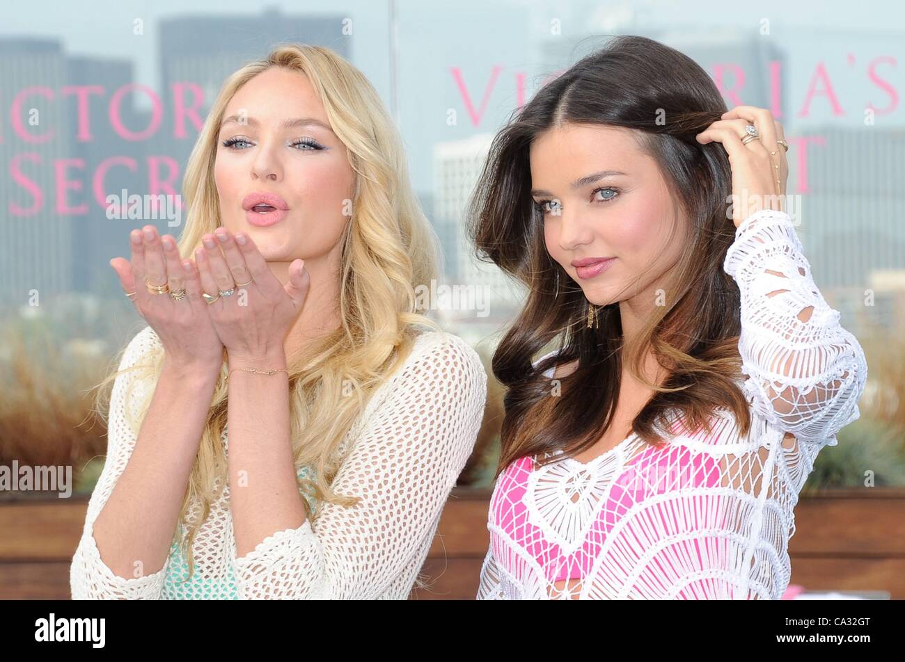 Candice Swanepoel Miranda Kerr In Attendance For Victorias Secret