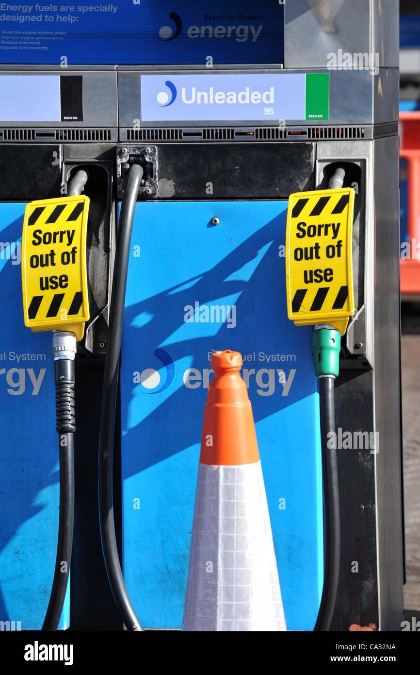Panic buying of fuel in Britain, UK Stock Photo - Alamy