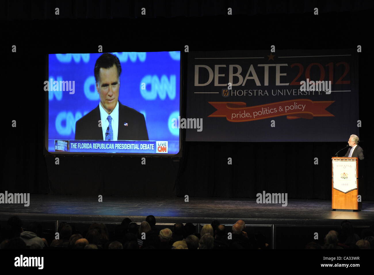 Wolf Blitzer, anchor of CNN’s The Situation Room, speaking at Hofstra ...