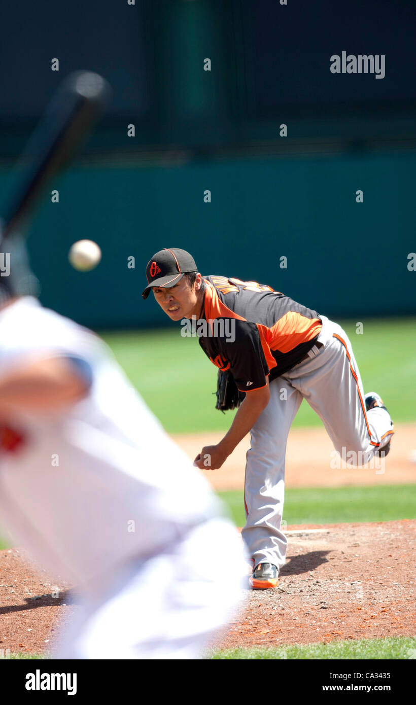Tsuyoshi Wada (Orioles), MARCH 18, 2012 - MLB : Baltimore Orioles ...