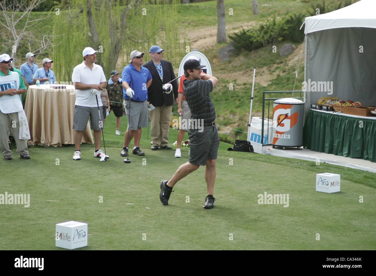 Aaron Rodgers in attendance for 11th Annual Michael Jordan Celebrity ...